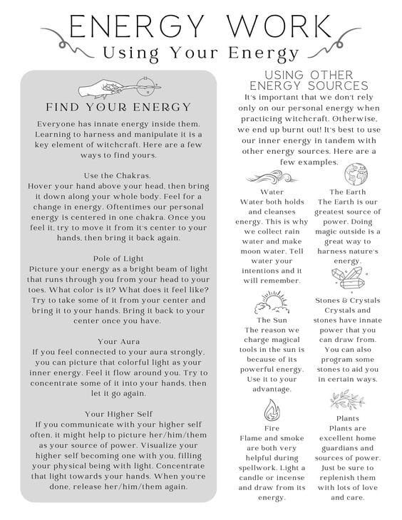 4 Different Types of Energy Work – Anna Godfrey
