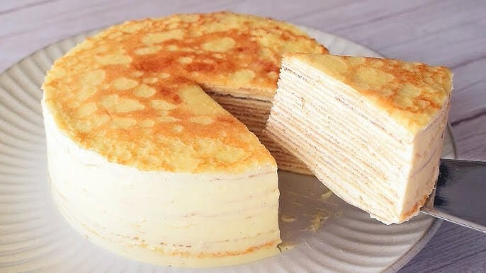 Ayurveda Recipes: Saffron Milk Thousand Layer Crepe Cake – Anna Godfrey